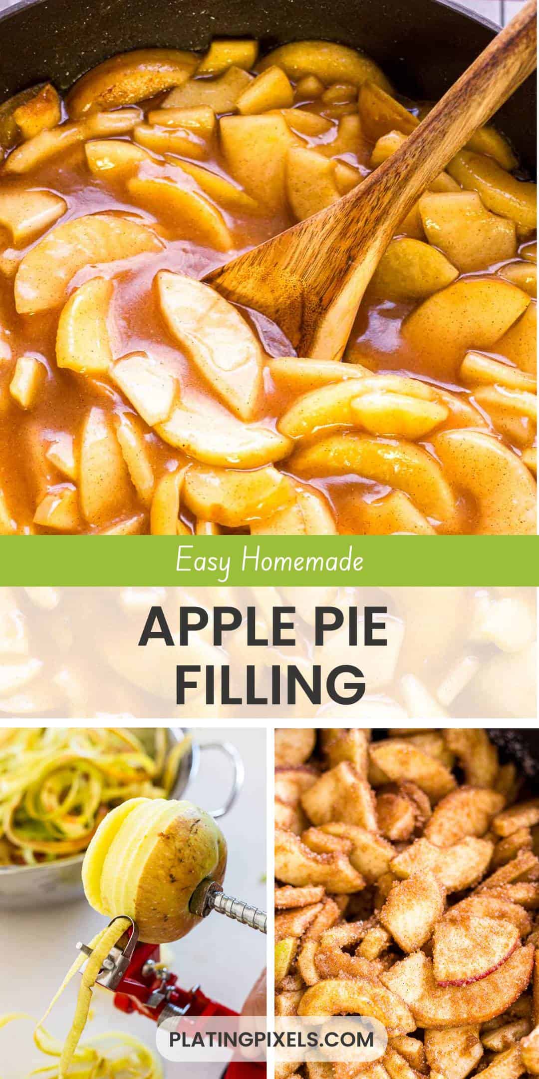 Easy Apple Pie Filling Recipe- Plating Pixels